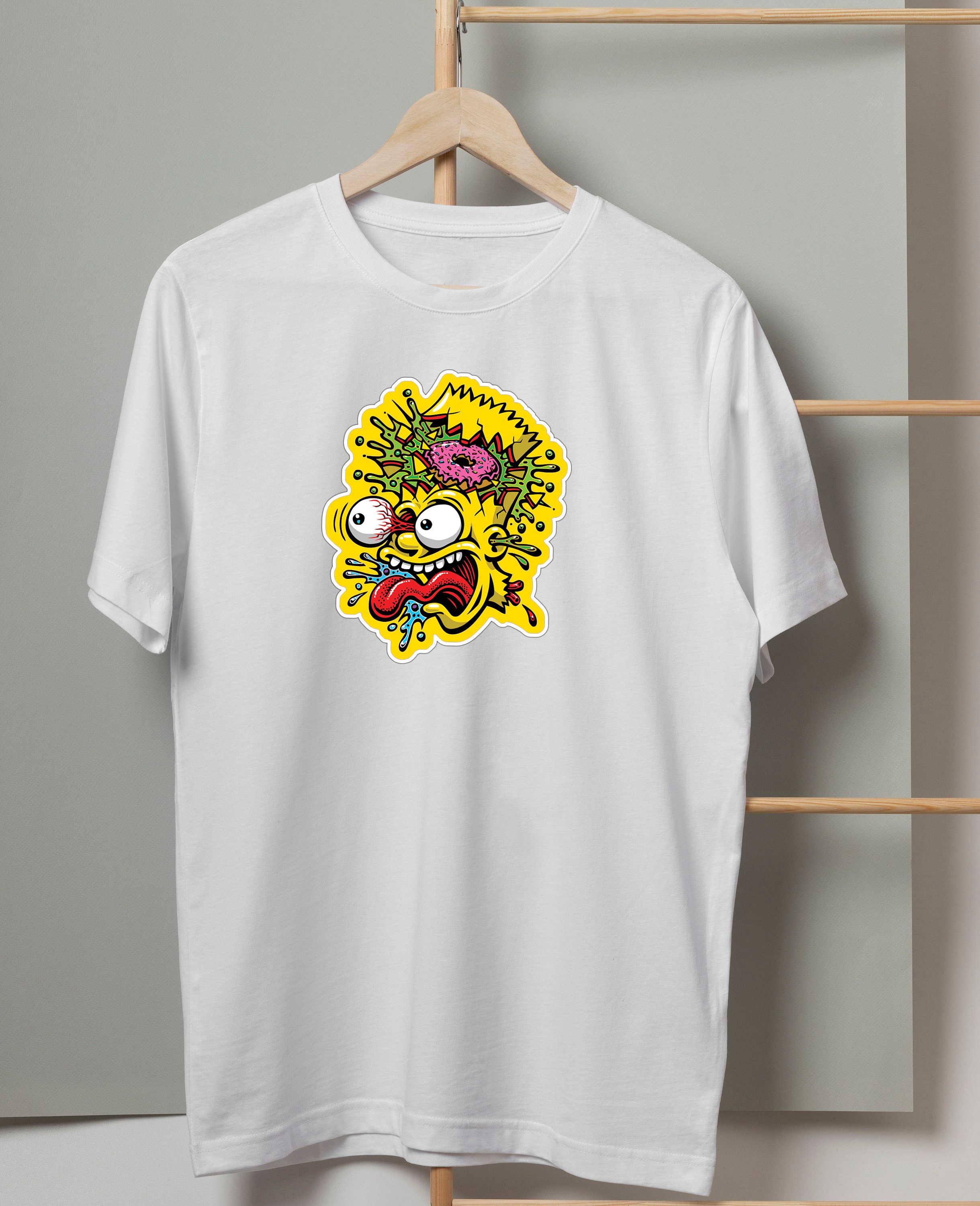 Bart Simpson T-shirt Funny Bart Simpson Tee Donut Lovers Gift the ...