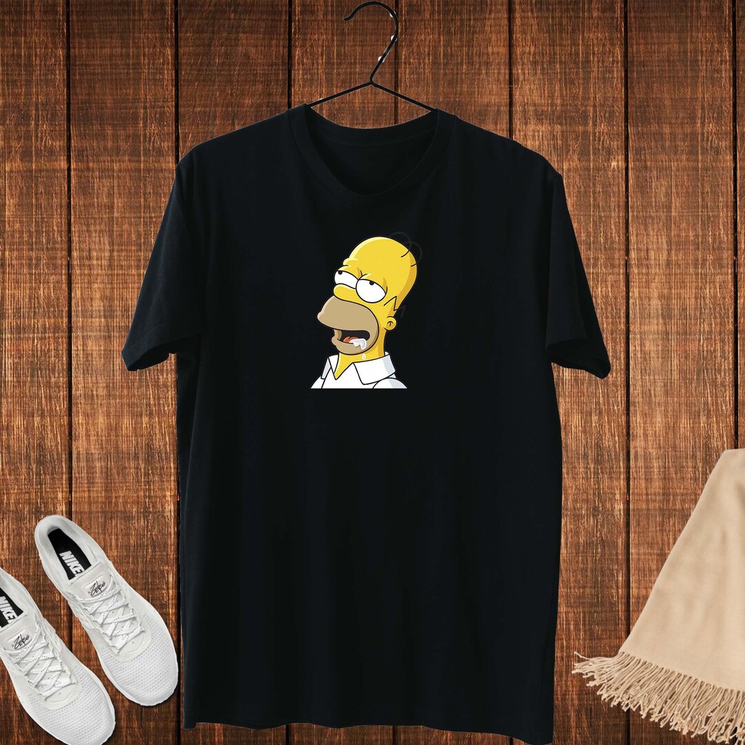 Homer Simpson T-shirt | Homer Unisex Tee | Homer Fan Gift | Cartoon ...