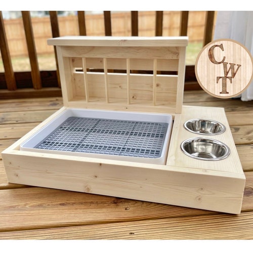 Medium Hop Box: Rabbit Bunny Hay Feeder and Litter Pan Combo - Etsy