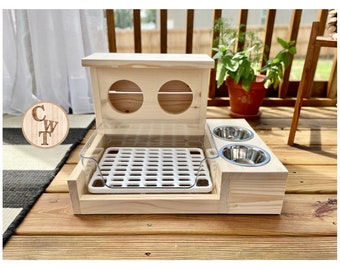 Rabbit Litter Box Hay Feeder - Etsy