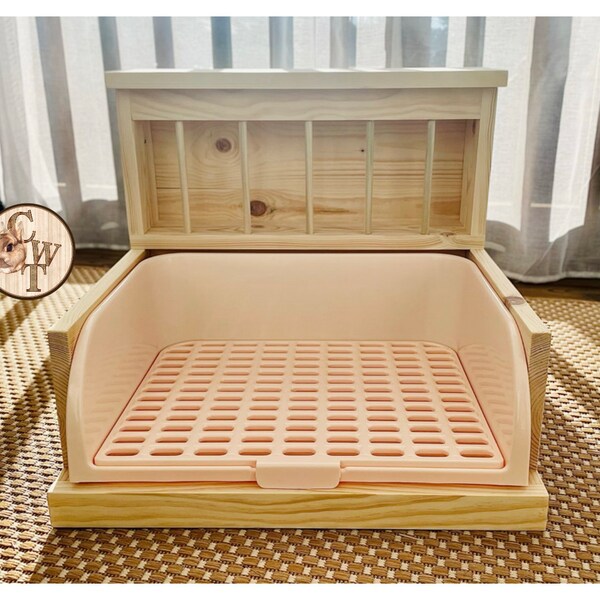 Rabbit Litter Box Hay Feeder - Etsy