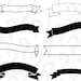 Ribbon Banner Svg Bundle, Ribbon Clipart, Ribbon Svg, Banner Outline ...