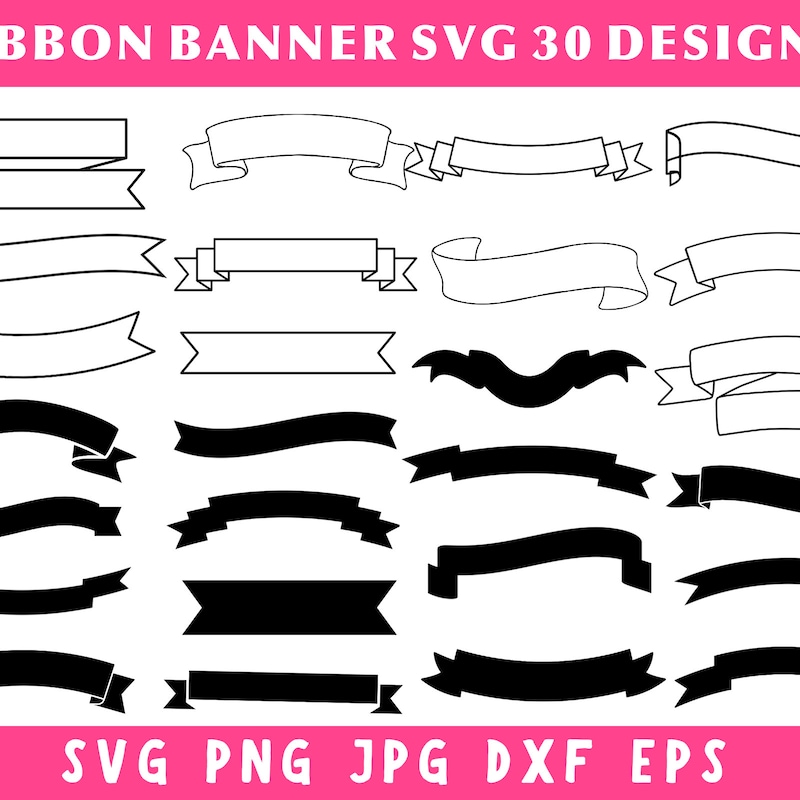 Banner Svg - Etsy