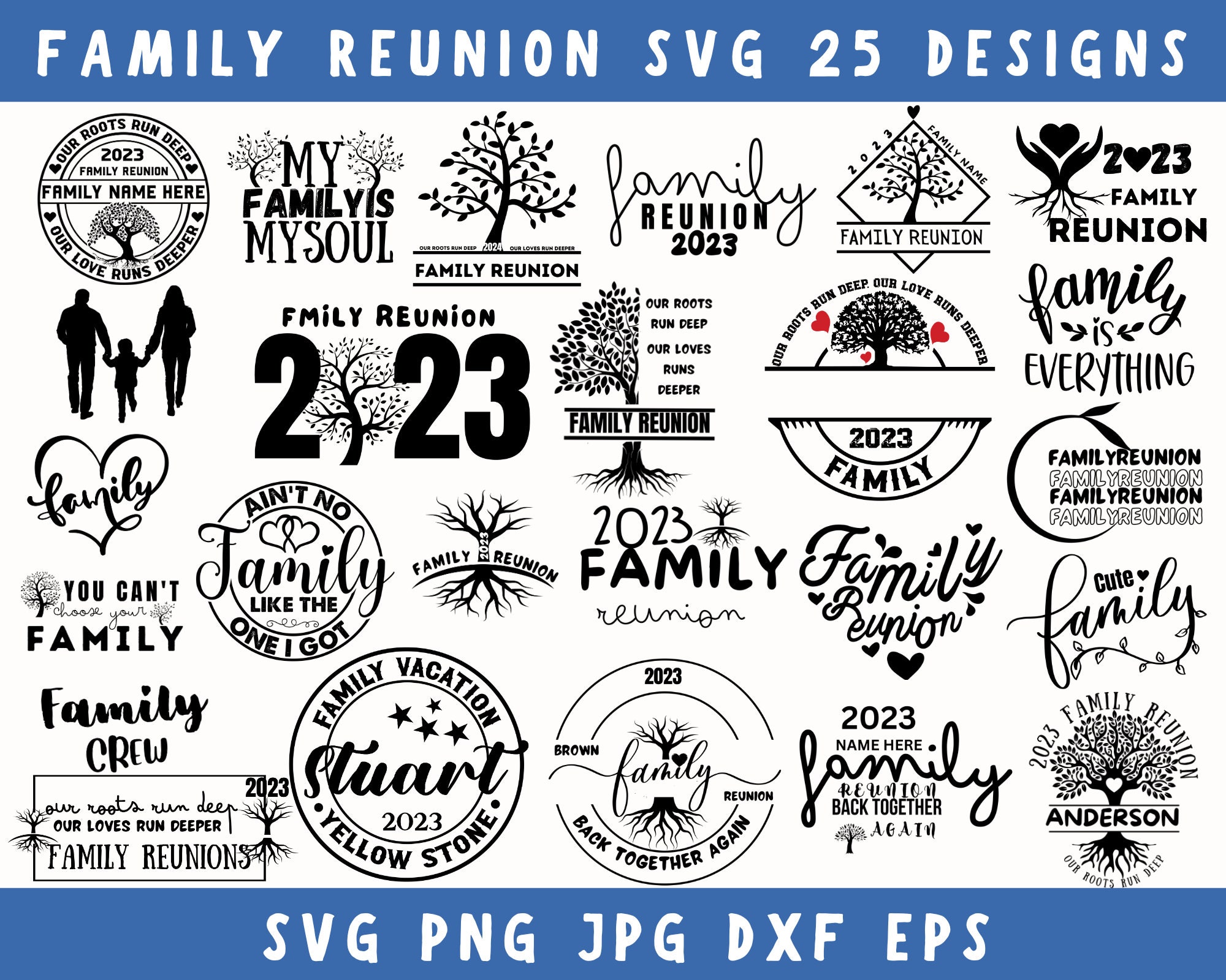 Family Reunion Svg, Family Reunion Png, Family Vacation Svg, Family ...