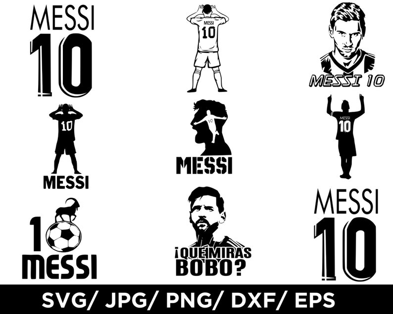 8 DESIGNS Messi Svg Bundle, Lionel Messi Png, Messi Png, Messi Shirt ...