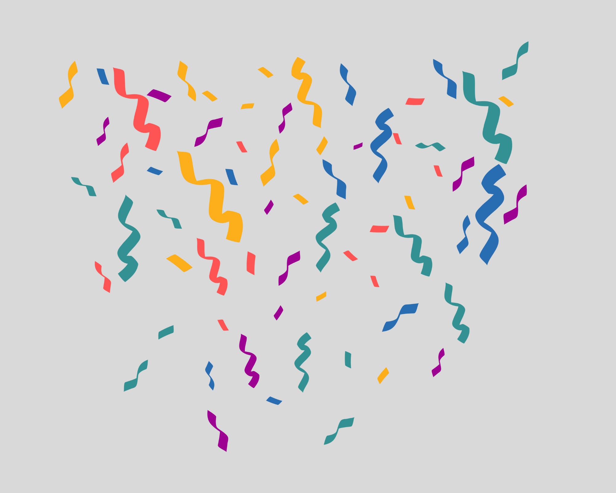 15+confetti Digital Download Designs, Confetti Png Bundle, Confetti ...