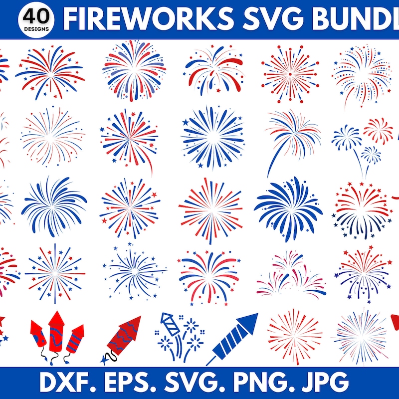 Firework Svg - Etsy