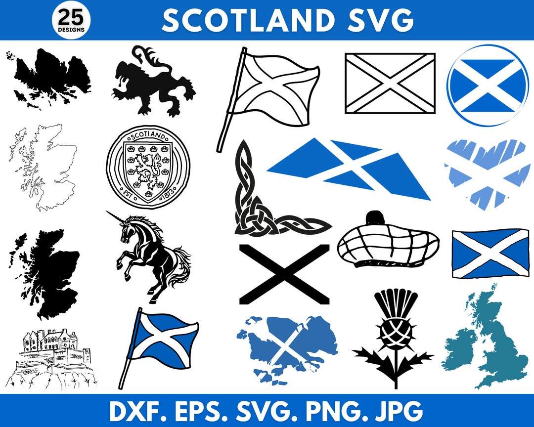 Scotland Svg Png Bundle, Scotland Png Bundle, Scotland Clipart ...