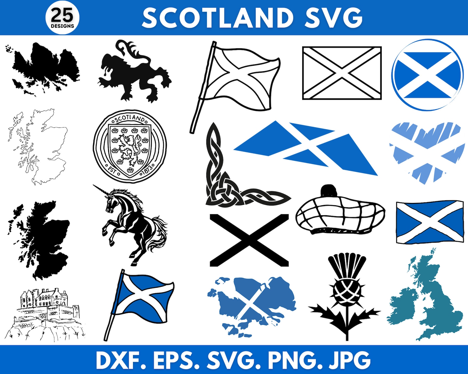 Scotland Svg Png Bundle, Scotland Png Bundle, Scotland Clipart ...