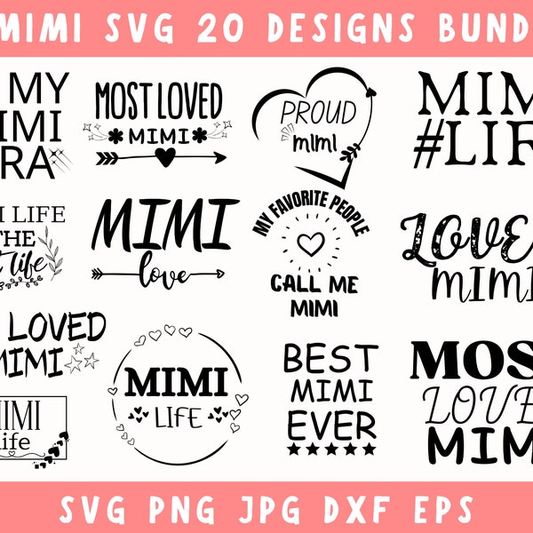 Mimi Svg - Etsy