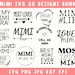 Mimi Svg Bundle, Mimi Svg Files, Mimi Shirt Svg, Best Mimi Ever Svg ...