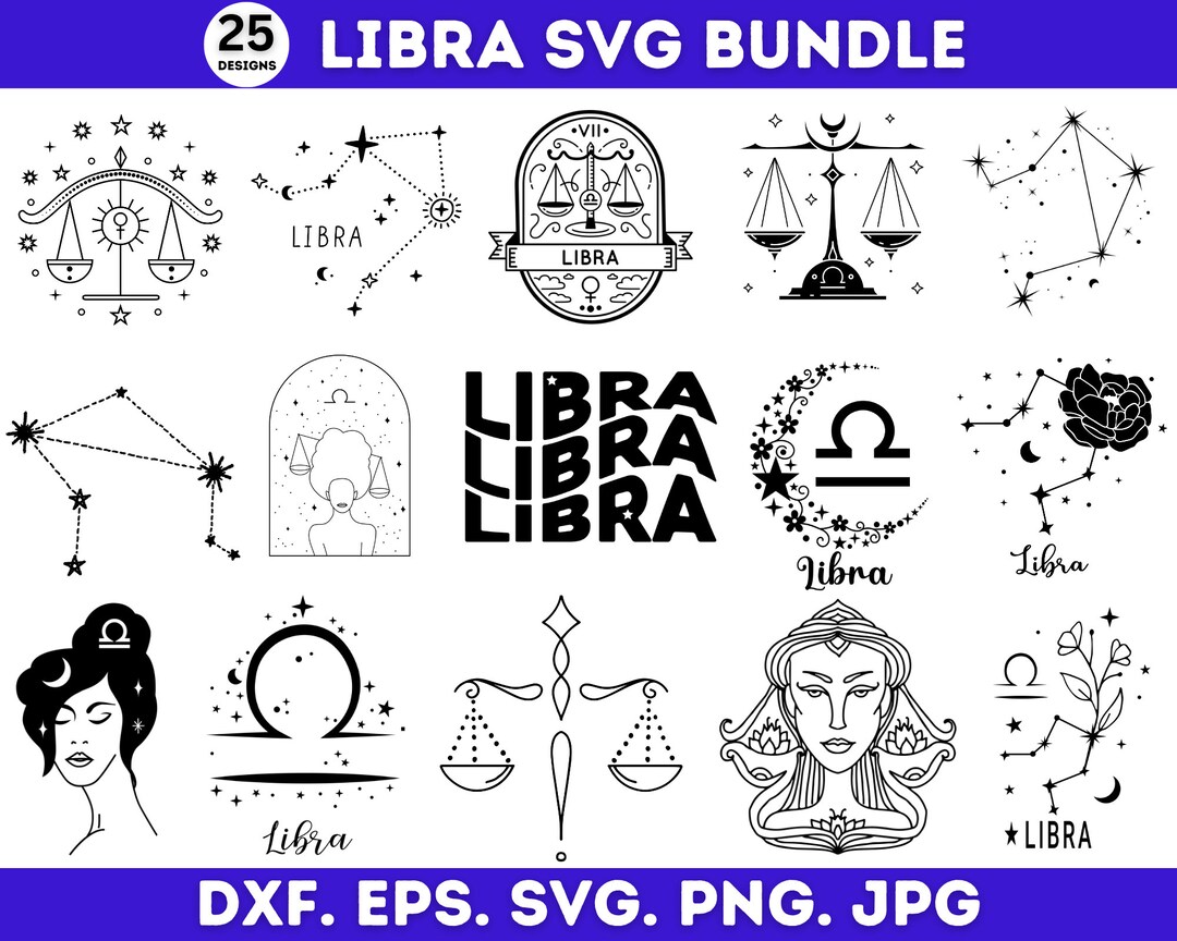 25 + Libra Svg Bundle, Libra Png, Libra Cut File, Libra Sign Svg, Libra ...
