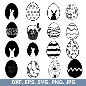 Osterei-Svg-Bundle, Ostern Png, Frohe Ostern geschnitten, Osterei ...