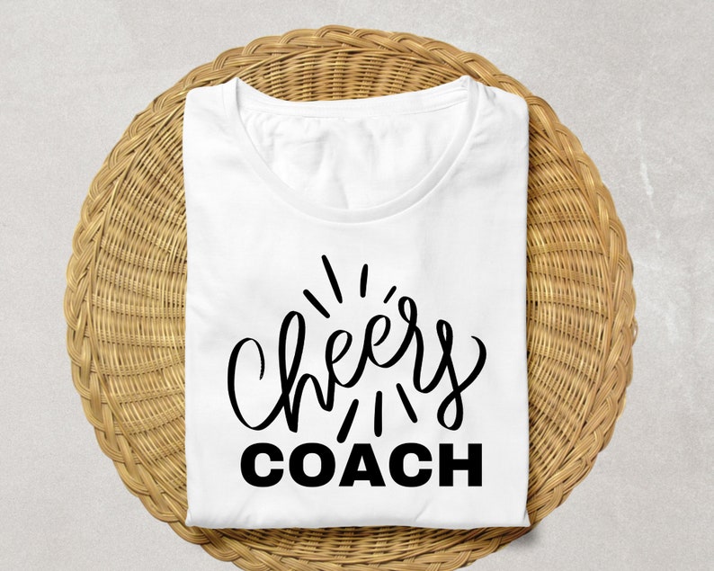 Cheer Coach Svg, Cheer Coach Png, Cheer Coach Clipart, Positive Quote ...
