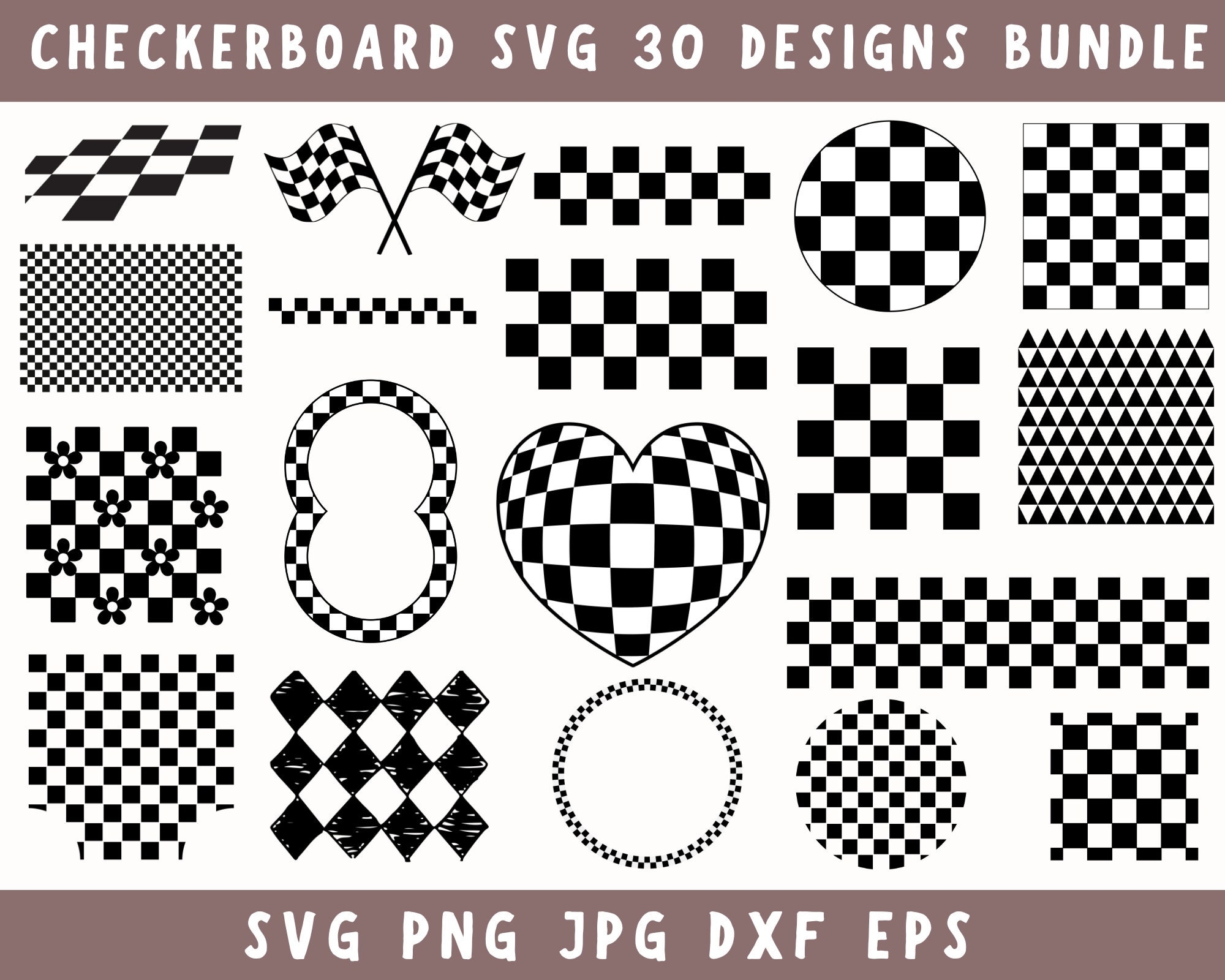 Checkerboard Svg, Checkerboard Png, Checkerboard Svg Bundle, Checkered ...