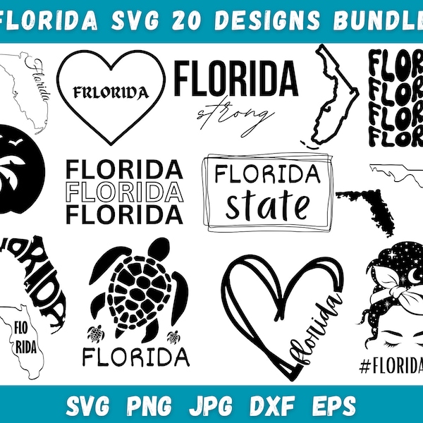 Florida State Svg - Etsy