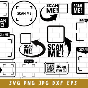 20 + Designs Scan Me Svg Png Bundle, Commercial Use Svg, Svg Files ...