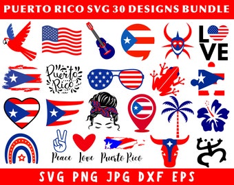Puerto Rico Svg, Puerto Rico Flag Svg, Puerto Rico Flag, Puerto Rican Svg, Puerto Rico Png ...