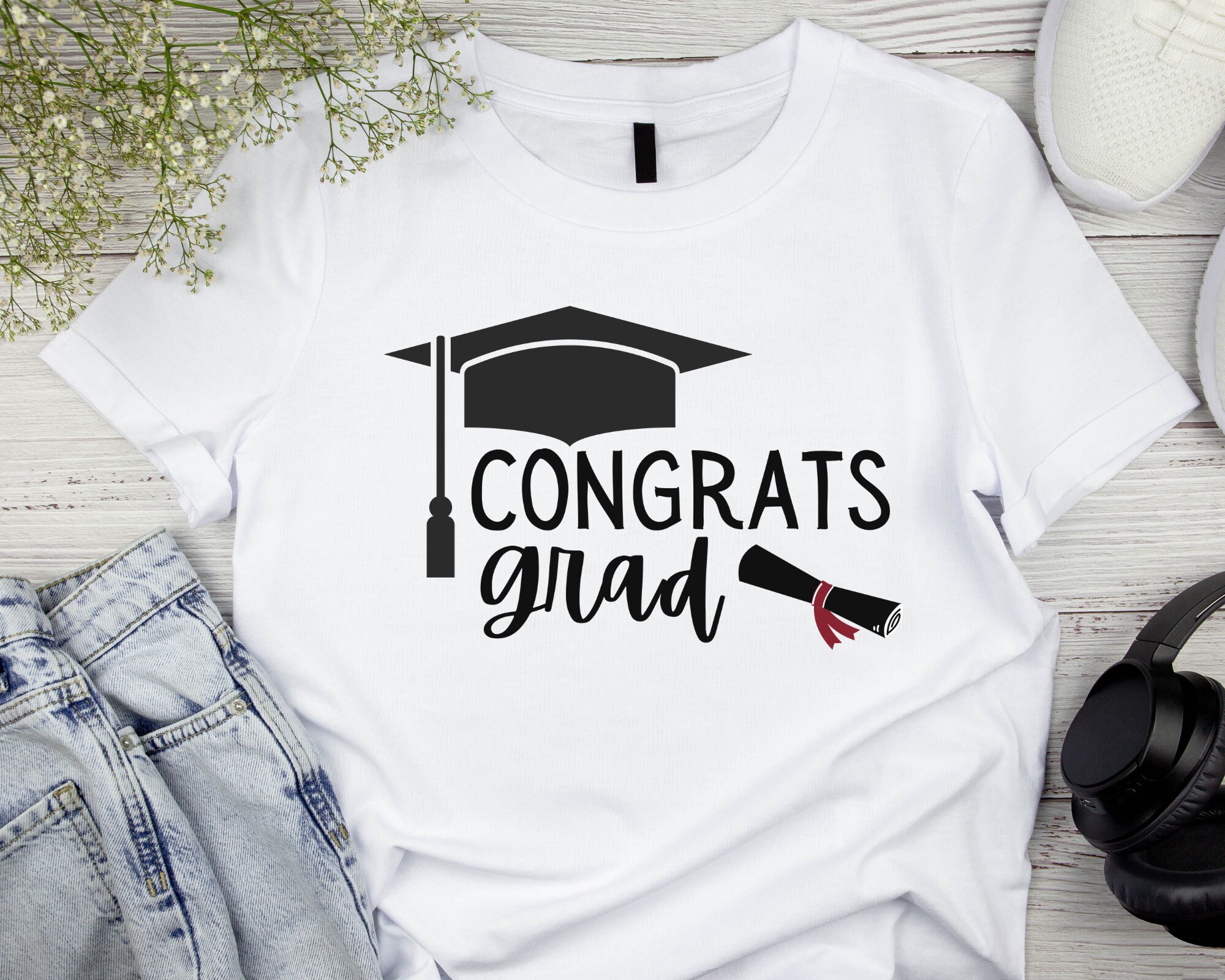Congrats Grad Svgcongrats Grad Png .graduation Svg Congrats - Etsy