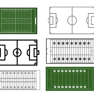 Football Field Lines Svg, Football Svg, Football Field Lines Clipart ...