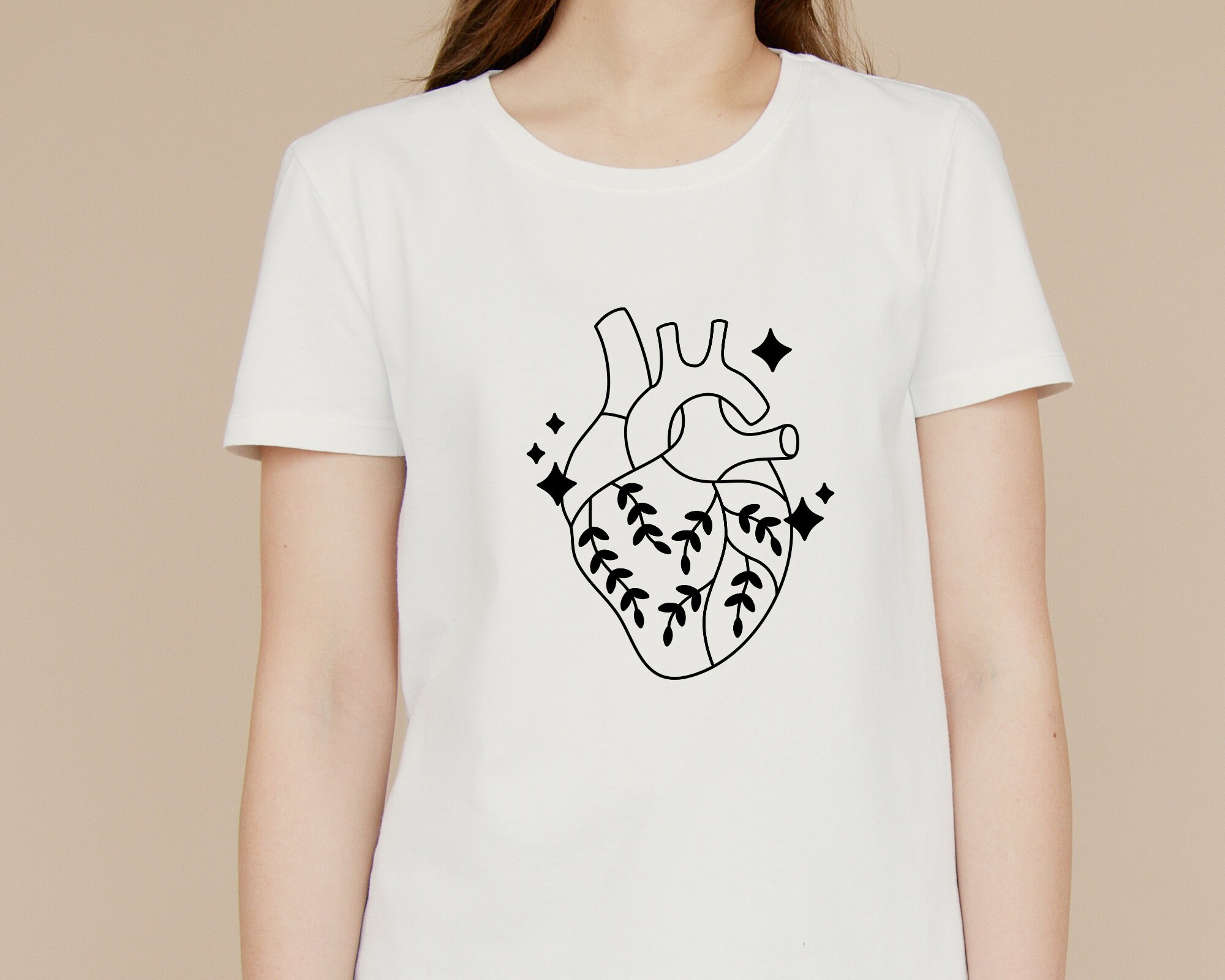 Anatomical Heart Svg Bundle, Human Heart Svg, Heart Svg, Anatomical ...