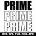 Prime Svg Png, Prime Png, Prime Dxf, Prime Clipart, Prime Silhouette ...