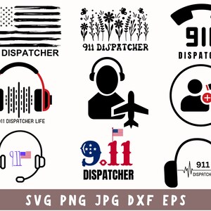 911 Dispatcher Svg, Dispatcher Svg Bundle, 911 Dispatcher Png ...