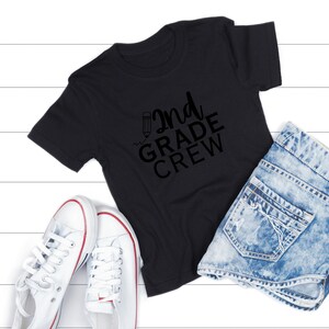 Second Grade Crew Svg, 2nd Grade Svg, Kid’s Shirt Svg, 2nd Grade ...