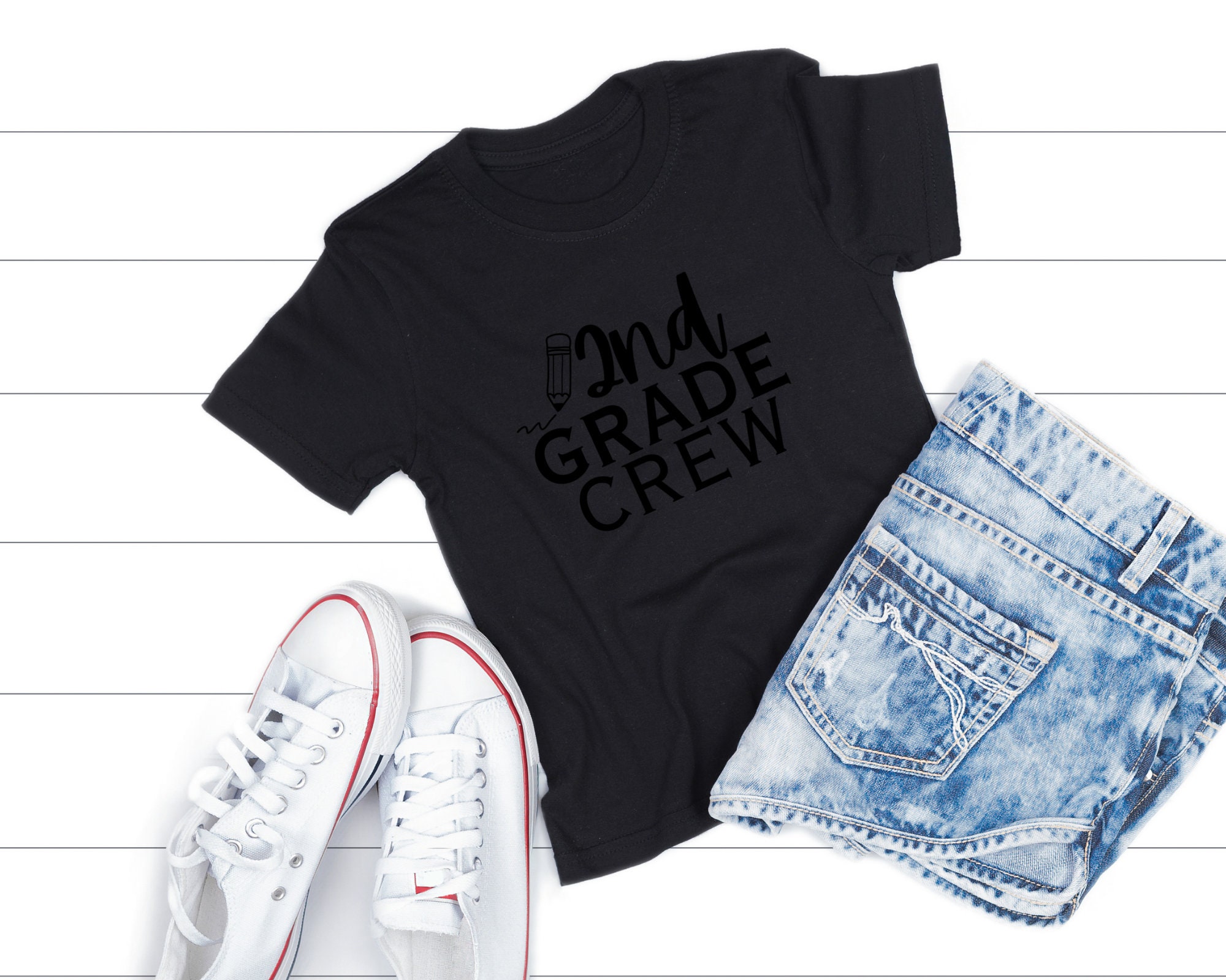 Second Grade Crew Svg, 2nd Grade Svg, Kid’s Shirt Svg, 2nd Grade ...
