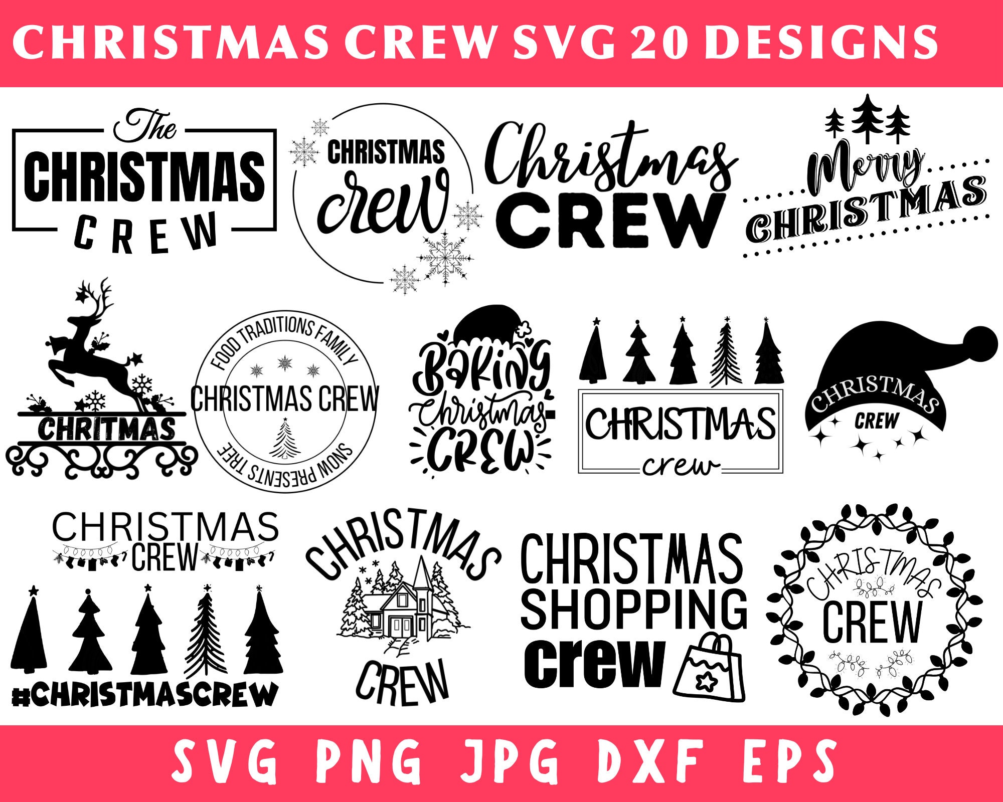 Christmas Crew Svg, Christmas Svg, Christmas Shirt Svg, Family ...