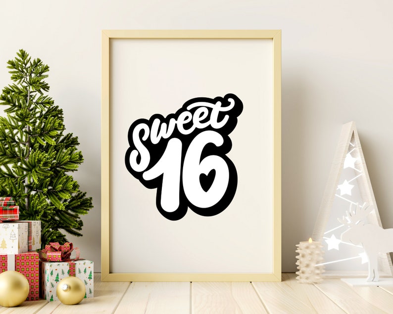 16th Birthday Svg Bundle, Sixteen Svg Png, 16 Birthday Png, Birthday ...