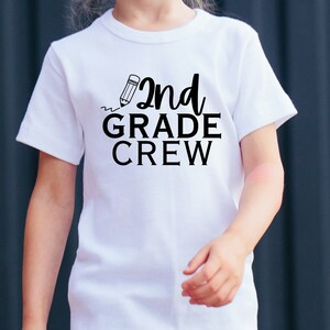 Second Grade Crew Svg, 2nd Grade Svg, Kid’s Shirt Svg, 2nd Grade ...