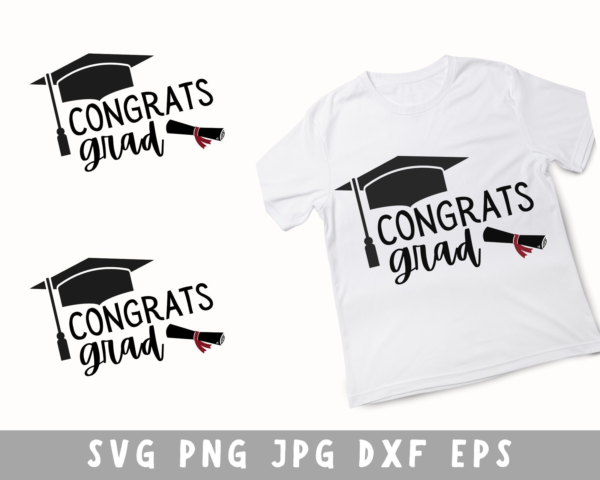 Congrats Grad Svgcongrats Grad Png .graduation Svg Congrats - Etsy