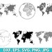 World Map Svg Bundle, World Map Png, World Map Silhouette, World Map ...