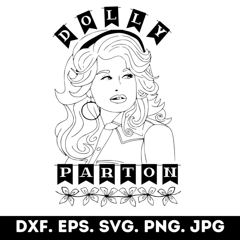 Dolly Parton Clipart - Etsy