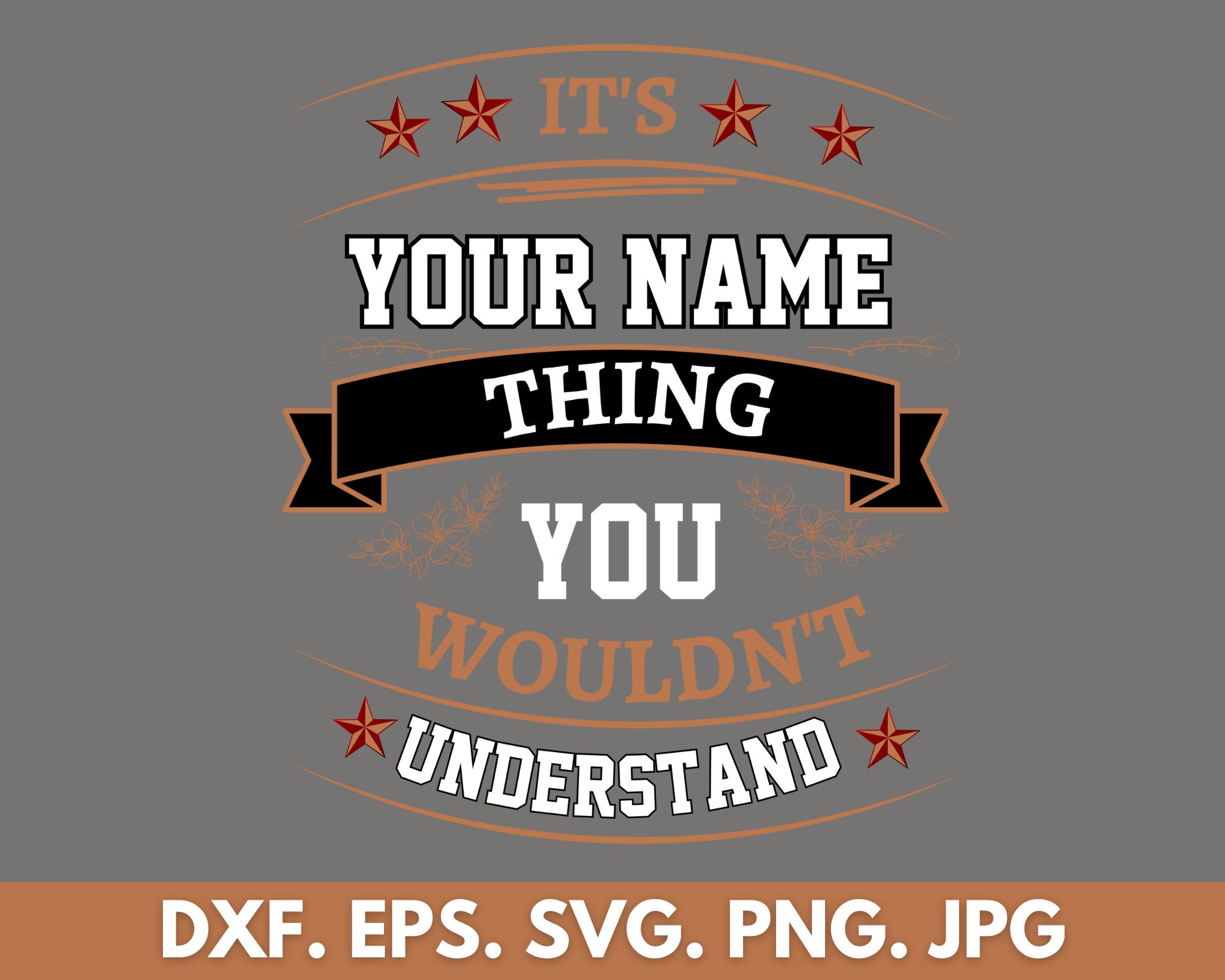 Custom Svg, Its A Blank Thing You Wouldnt Understand, Personalized ...