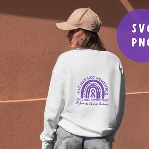 Alzheimer's Svg, Alzheimer's Png, Alzheimer Awareness, Purple Ribbon ...