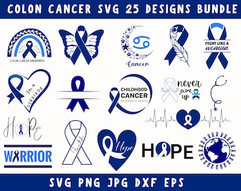 Colon Cancer Ribbon - Etsy