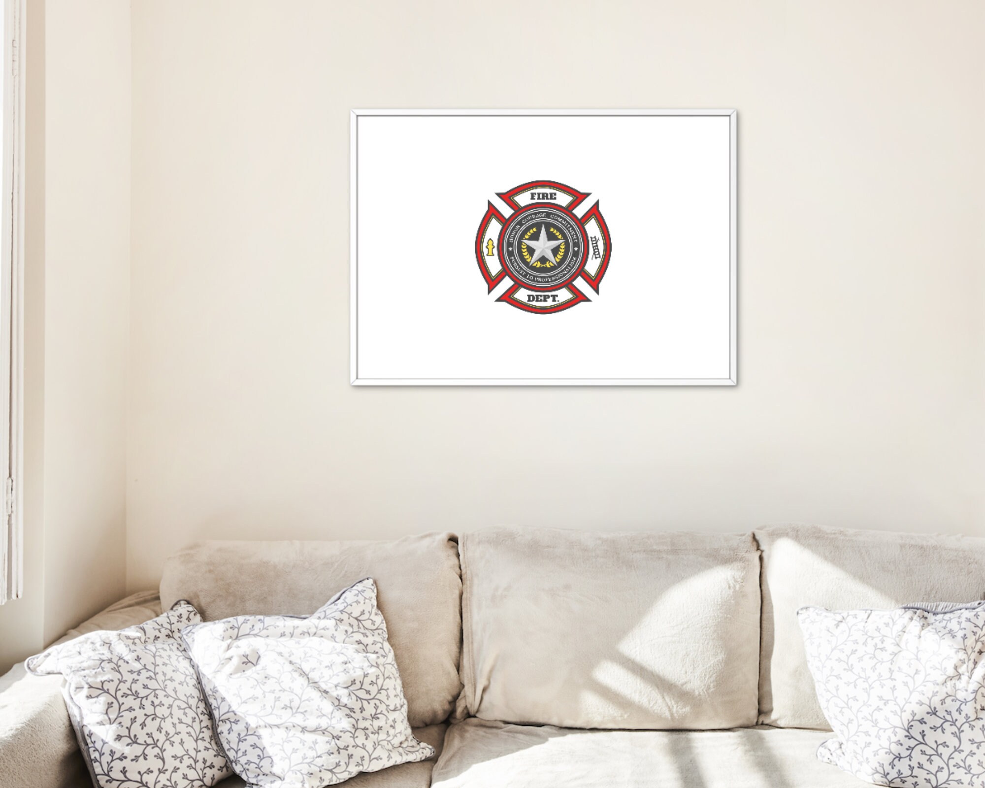 Fire Dept Svg Firefighter Svg Fire Department Svg - Etsy