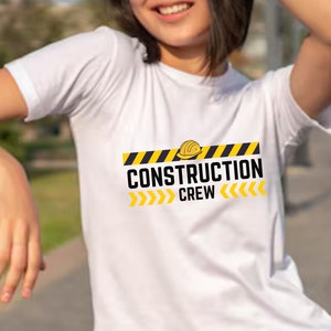 1+ Construction Crew Svg Png, Svg for Shirts, Boy Shirt Svg, Kid Party ...