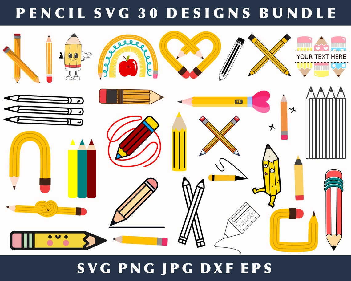 Lápiz Svg, Regreso a la escuela Svg, Lápiz Png, Lápiz Clipart, Útiles ...