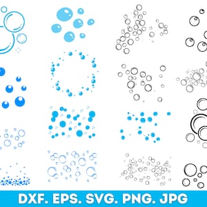 Bubbles Svg Bundle, Bubbles Png, Bubbles Dxf, Bubbles Clipart, Bubbles ...