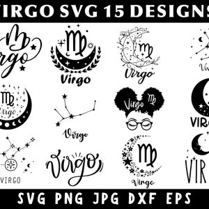 Virgo Svg, Virgo Clipart, Virgo Png, Virgo Dxf, Astrology Svg ...
