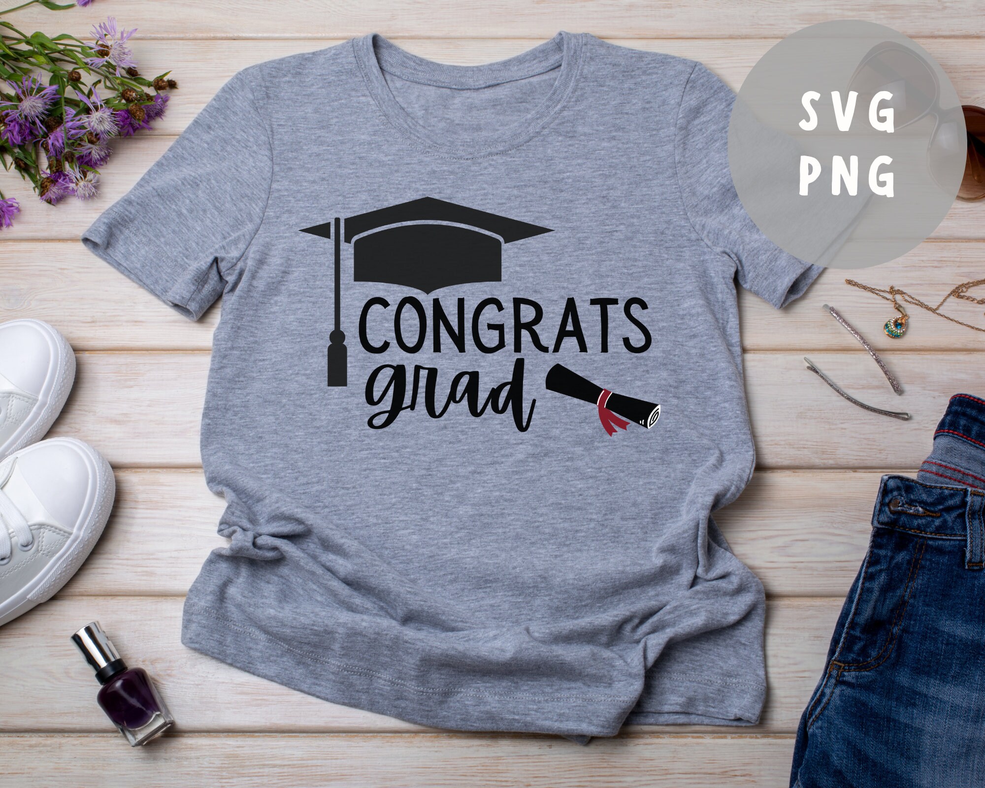 Congrats Grad Svgcongrats Grad Png .graduation Svg Congrats - Etsy