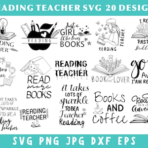 Reading Teacher Svg, Reading Teacher Png, Reading Teacher Clipart ...