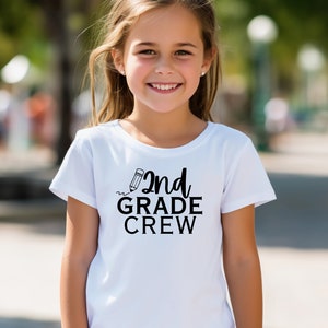 Second Grade Crew Svg, 2nd Grade Svg, Kid’s Shirt Svg, 2nd Grade ...