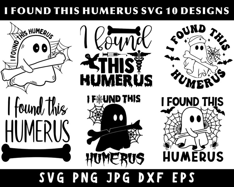 10+ I Found This Humerus Svg Png Bundle, Retro Halloween Svg, Halloween ...