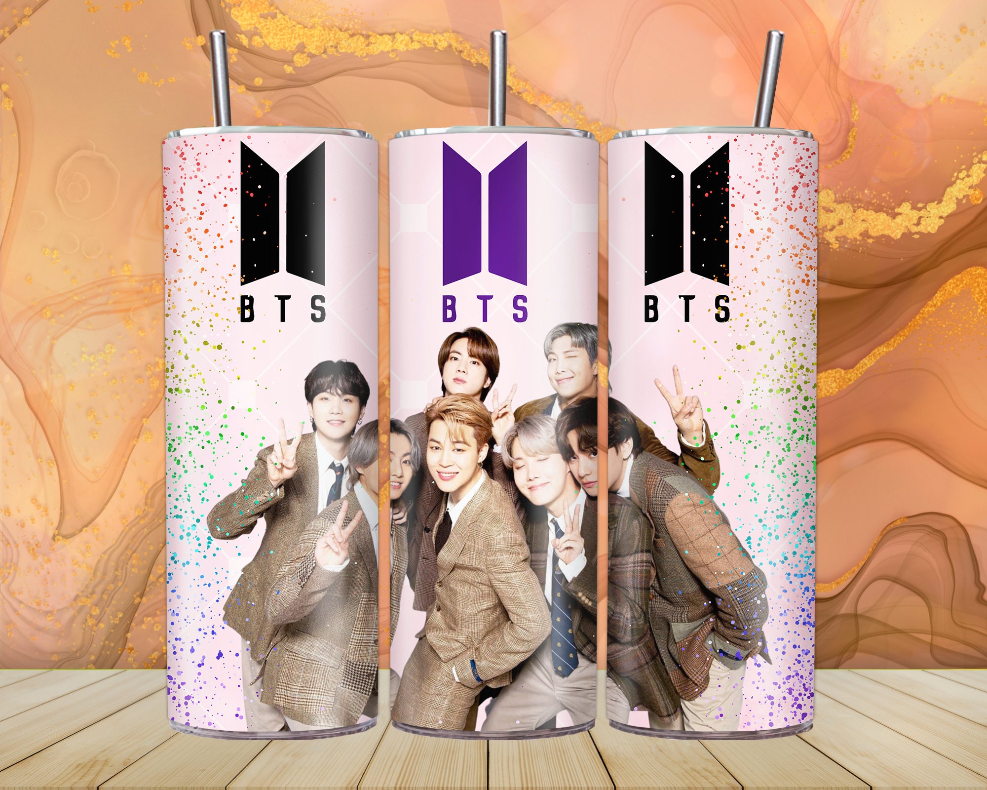 Bts Tumbler Wrap Template, Bts Tumbler Png, Sublimation Tumbler Wrap, Bts Tumbler, Bts Gifts, 20 ...