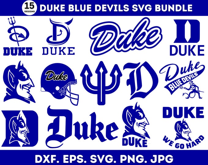 15 Duke Blue Devils Svg Png Bundle, Svg for Shirts, Instant Download ...