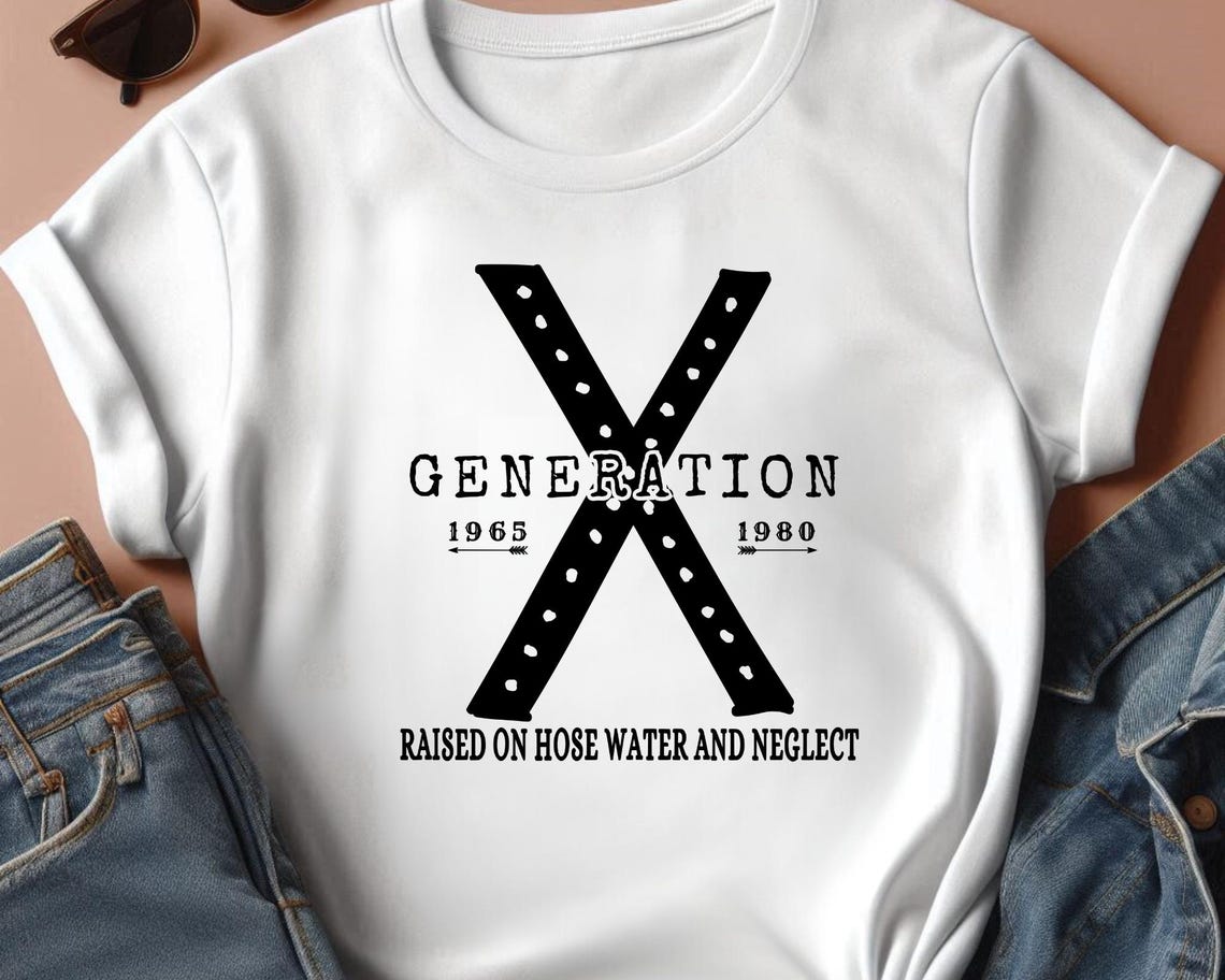 Generation X Svg Gen X Svg Gen X Png Generation X Dxf, Funny Gen X Png ...